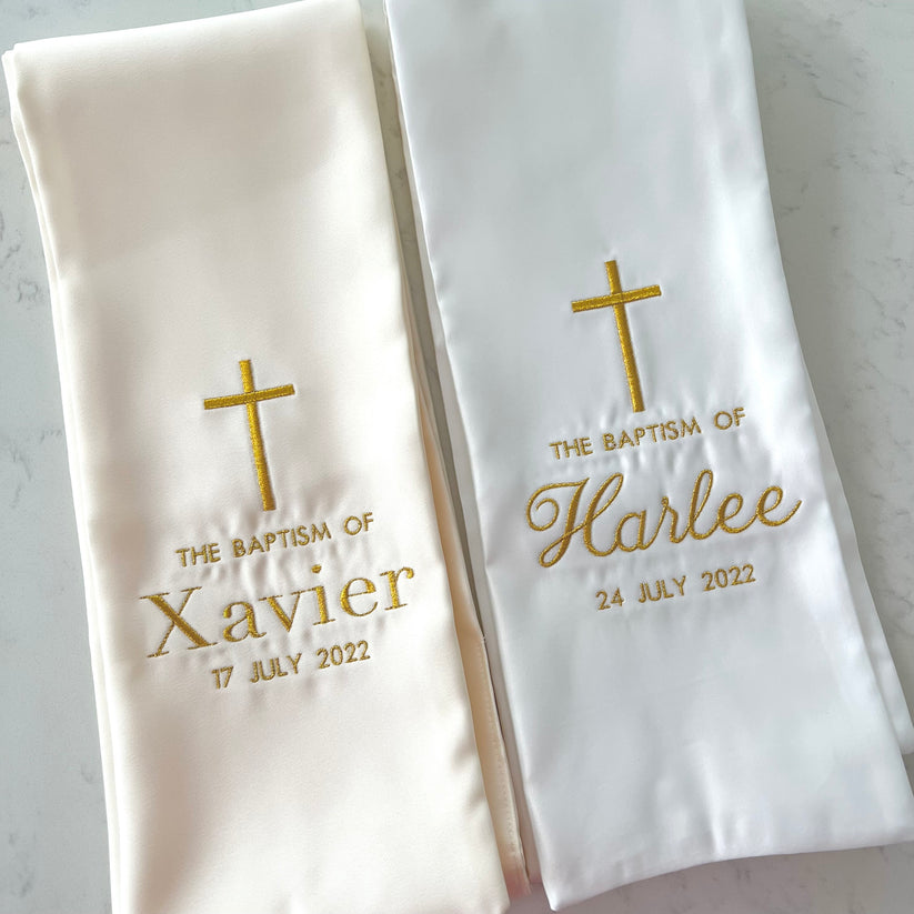 Baptism Stole – Bespoke Baby Co